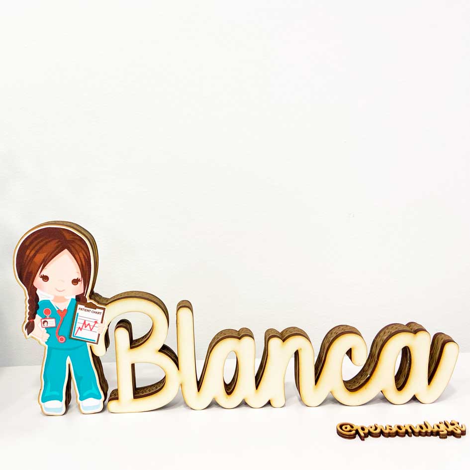Enfermera personalizada nombre - Personal Gift